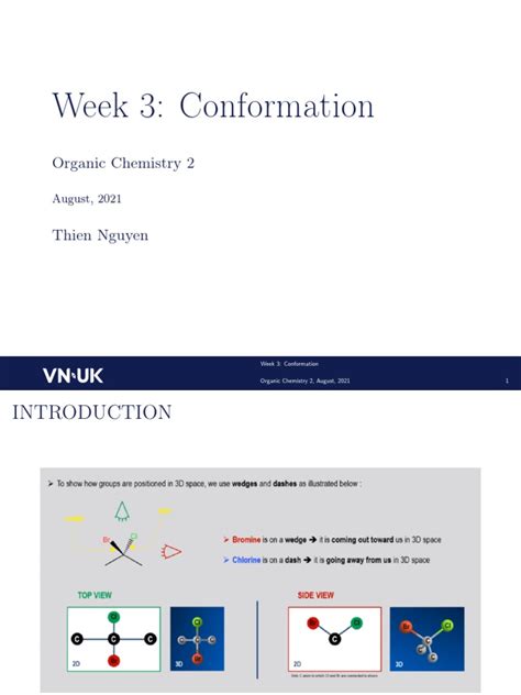 Oc2 Week3 Pdf Conformational Isomerism Physical Chemistry