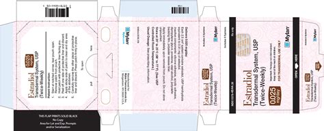 Estradiol Transdermal System Patch 00375mgday 8 Real Value Rx