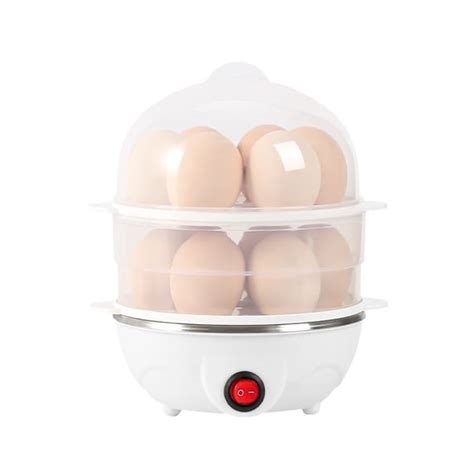 Behome Rapid Electric Egg Cooker 14 Egg Capacity Double Layer Lazy Egg