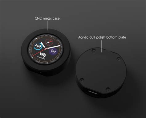 Rp2040 Microcontroller Development Board With 1 28inch Round Touch Lcd Accelerometer And