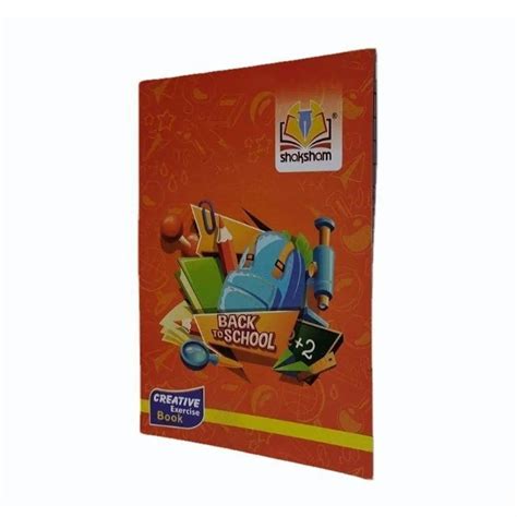 Laminated Paper Cover Saddle Stitched 120 Pages Creative Exercise