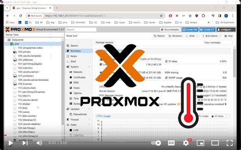 Amazing Script For Cpu Temperature Monitoring On Proxmox Sluijsjes