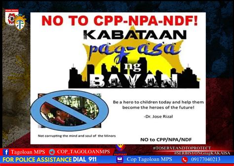 Tagoloan Kabataan Ang Pag Asa Ng Bayan 🇵🇭 Let Us Protect The Youth