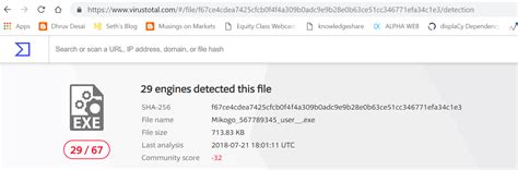 Json Extract Score For An Application Hash Using Virustotal And