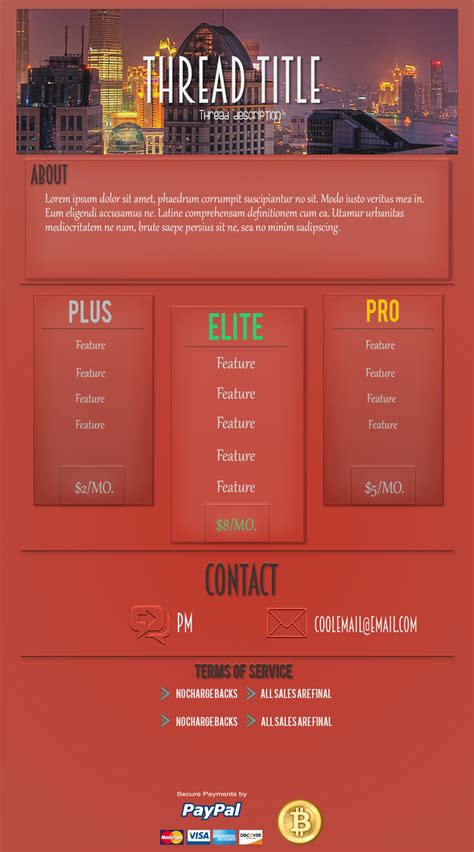 Threadpro Thread Design Template Free By Dotgg On Deviantart