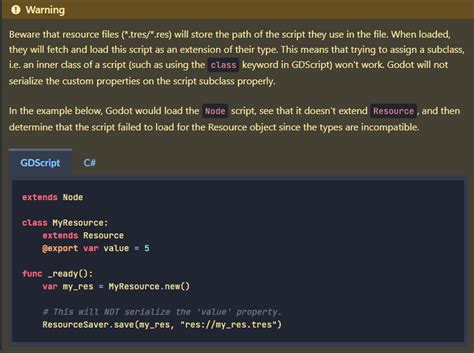 class resource export help godot forum