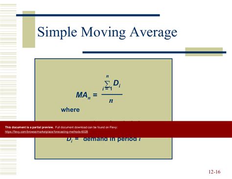 Forecasting Methods PPT Slide Deck