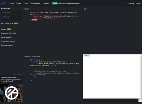 Fireshot Capture 001 Edit Fiddle Jsfiddle Code Playground