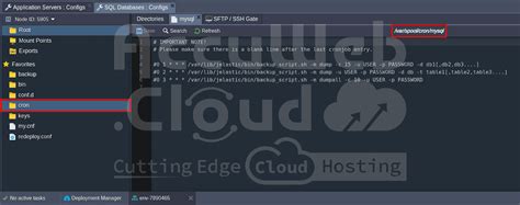 Database Configuration Files In Accuwebcloud Platform