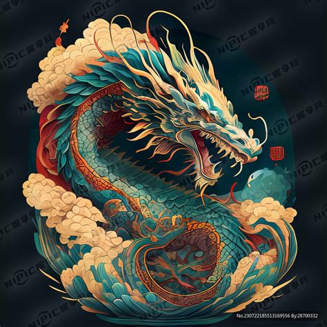 Ai创作图龙 昵图网