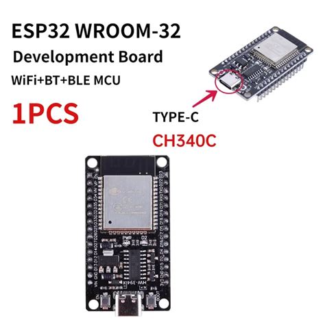 Esp32 Wroom 32 Development Board Type C Ch340c Usb Cp2102 Wifi Bluetooth Ultra £12 99