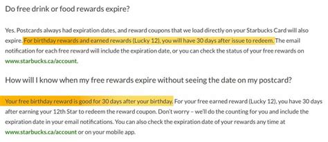 Starbucks Birthday Drink Expiration Saeriy