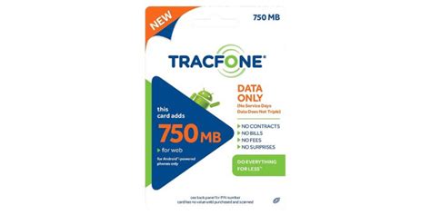 Tracfone TracFone Android Data Card 20 750 MB Reviews 2019