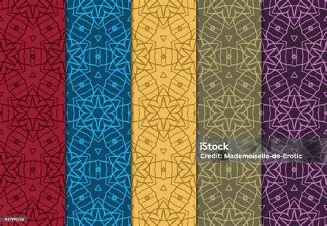 기하학적 인 패턴입니다 원활한 흑백 색상 선형 배경을 설정합니다 라인 아트입니다 벡터 일러스트 레이 션 0명에 대한 스톡 벡터 아트 및 기타 이미지 Istock