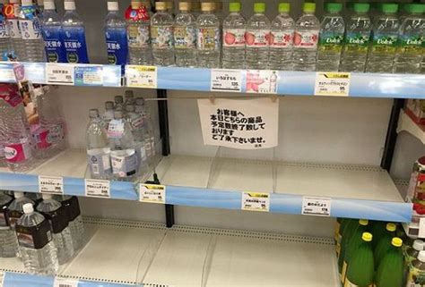 スーパーで水の売り切れ店が続出公式データマックス NETIB NEWS