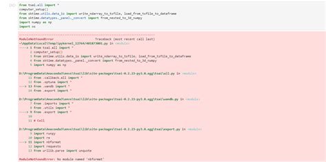 Modulenotfounderror No Module Named Nbformat · Issue 261 · Timeseriesaitsai · Github
