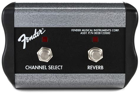 Amazon Com Fender 2 Button Channel Reverb Footswitch Musical Instruments