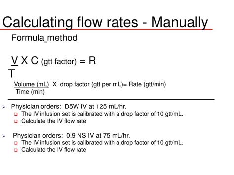 Ppt Iv Administration Dosage Calculation Powerpoint Presentation Id4497697