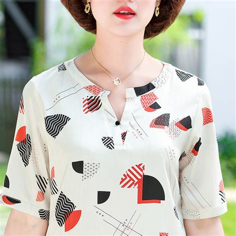 လူလတ်ပိုင်း အမျိုးသမီးဝတ် လက်တို တီရှပ် အမျိုးသမီး လူလတ်ပိုင်း Mom ဝတ