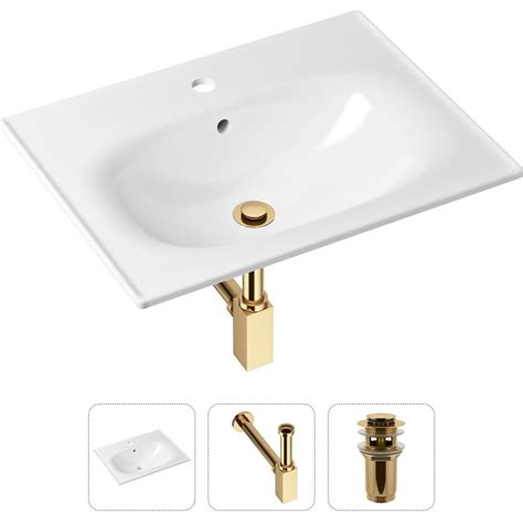 Врезная раковина для ванной, комплект 3 в 1 Lavinia Boho Bathroom Sink ...