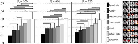 Real Data Network Speci C Noise Variance Across Subjects For Each