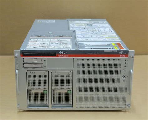 fujitsu oracle sun unix server sparc enterprise m4000 2x quad core 2 66ghz 64gb