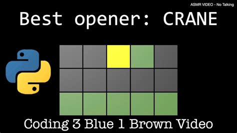 Coding 3blue1browns Solving Wordle Using Information Theory In Python