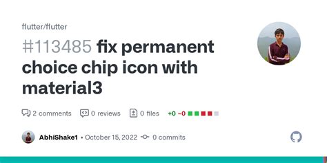 Fix Permanent Choice Chip Icon With Material3 By Abhishake1 · Pull