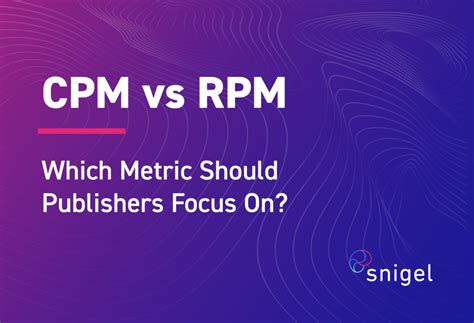 Cpm Vs Rpm Which Metric Should Publishers Focus On