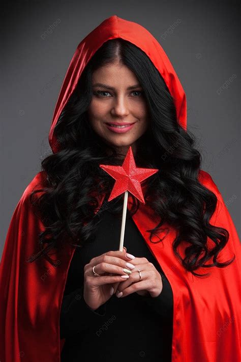 Woman With Magic Wand Woman With Star Shaped Magic Wand And Sparks Background Witch Wizard