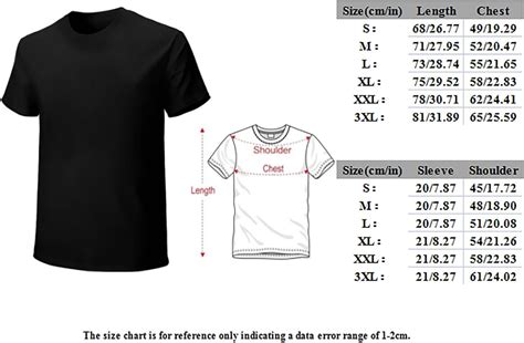 Shirt Size Chart Us Europe Unisex T Shirt Size Chart Uk Us And
