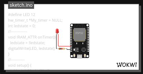 Timer Interrupt Wokwi Esp32 Stm32 Arduino Simulator