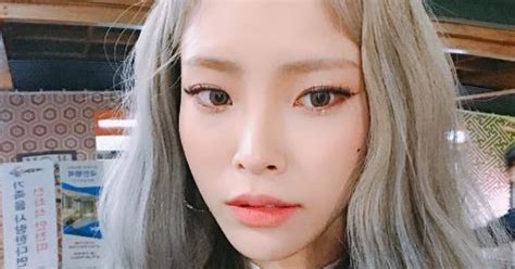 헤이즈 회색 머리로 신비로운 비주얼 염색완료