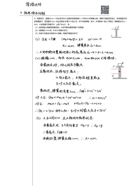 物理——简谐运动 知乎