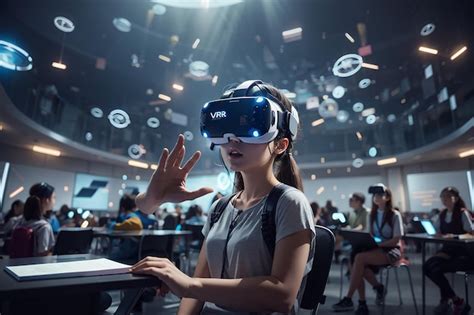 Premium Ai Image Futuristic Classroom Assessment Methods Beyond