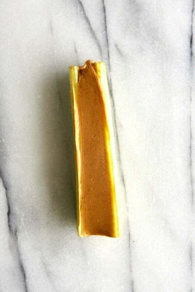 Chocolate Dipped Celery And Peanut Butter Logs Food Dolls