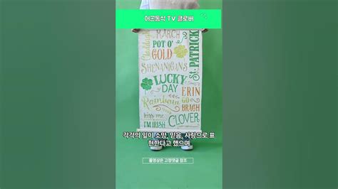 네잎 클로버의 꽃말은 행운 세잎 클로버의 꽃말은 행복 Youtube