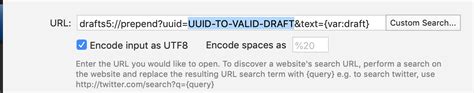 swipe my alfred workflow for drafts for mac drafts for mac drafts