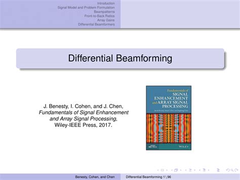 Pdf Differential Beamforming