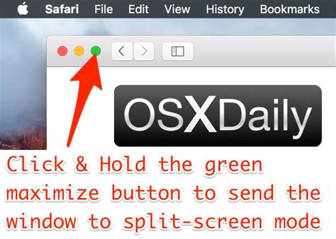 how to use split view in full screen with mac os