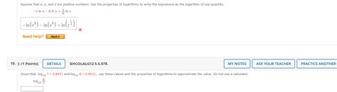 Solved Assume That X Y And Z Are Positive Numbers Use The Chegg
