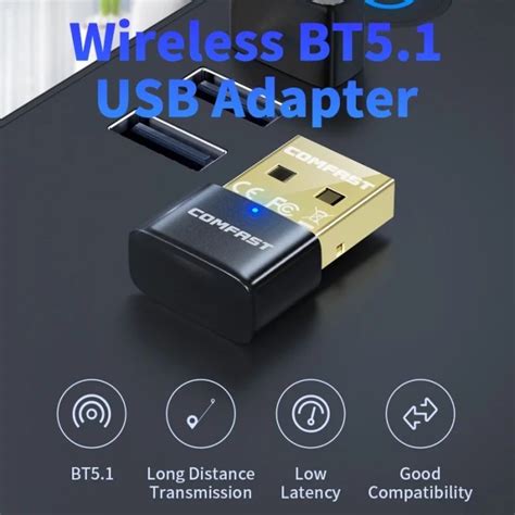 Jual Comfast Bluetooth 5 1 Usb Adapter Dongle Bt 5 V5 1 Audio Mini Cf B04 Shopee Indonesia