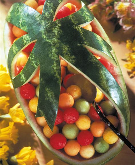 Easy Watermelon Carving Patterns Most Lovely Watermelon Carving Style