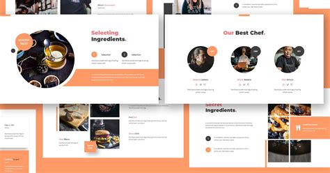 Плотоядные души Шаблон Keynote для еды Шаблоны презентаций Включая питание и есть Envato