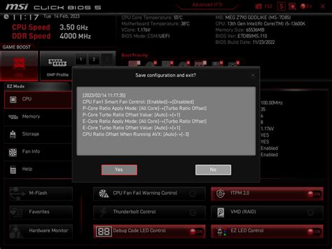 Msi Click Bios Optimalizace Jedním Kliknutím Pro Základní Desky Intel