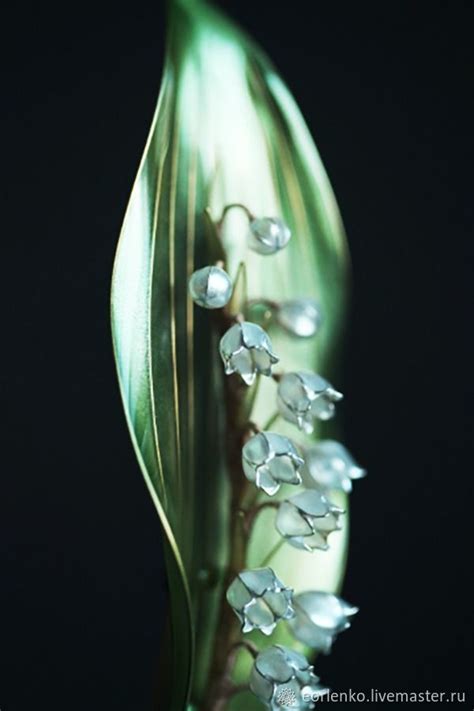 Авторская серия Ландыш брошь в интернет магазине Ярмарка Мастеров по цене 28000 ₽ Njws0ru