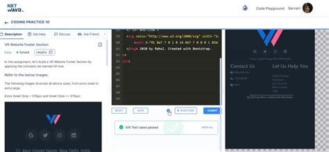 Completed 30daysofcodingchallenge With Html Css Bootstrap Sarvani