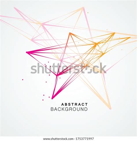 Abstract Connect Dots Technology Background Concept Stock Vector Royalty Free 1753771997