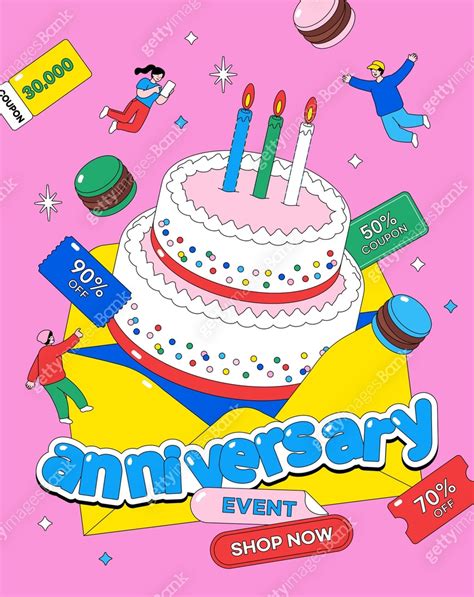 기념일 축하이벤트 사건 상업이벤트 사건 쿠폰 파티 축하 컨셉 생일초 생일케이크 이미지 Jv13795640 게티이미지뱅크