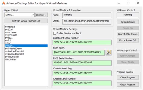 Powershell Hyper V Uuid